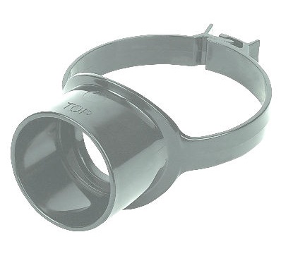 Strap On 110mm Soil Pipe Boss Adaptor in Grey Plastic - Plumb Spares Direct